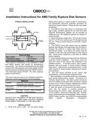 Temperature Conversion Table for STD Rupture Disc ... - Oseco