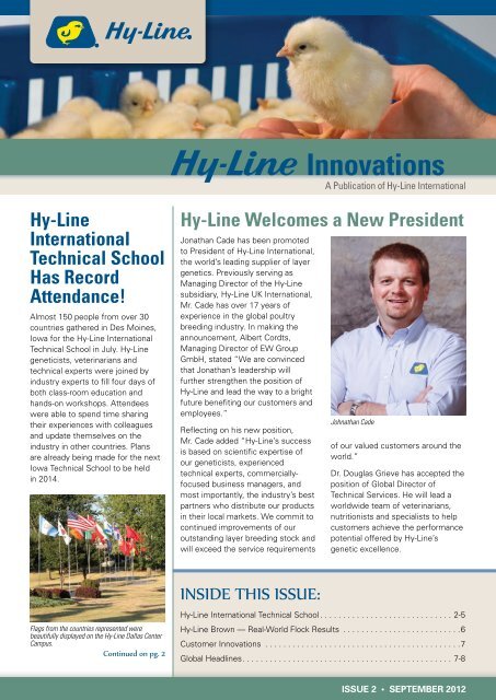 Innovations - Hy-Line