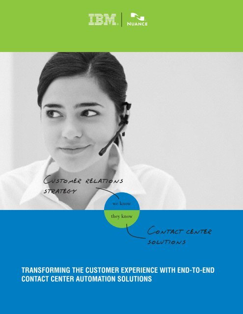 Nuance & IBM brochure