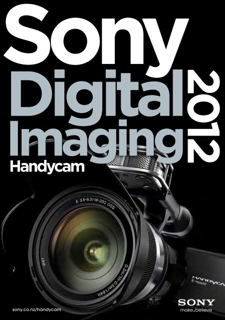 Handycam Product Brochure 2012 - Sony New Zealand
