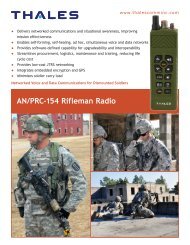 AN/PRC-148 - Thales Communications, Inc.