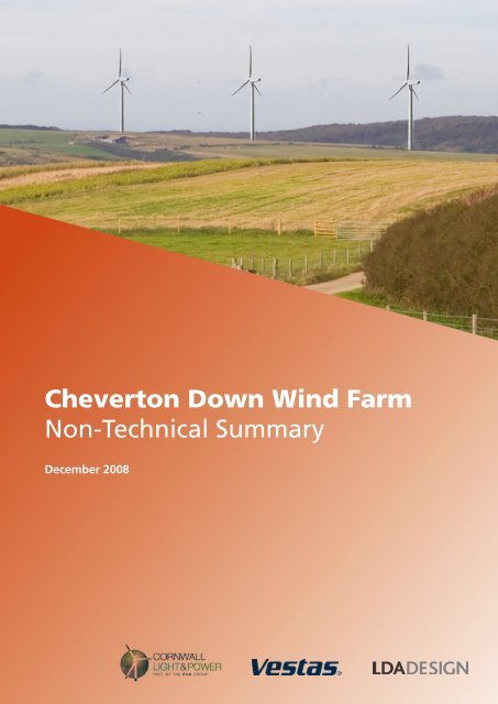 Cheverton Down Wind Farm, Isle of Wight NTS, December ... - IEMA