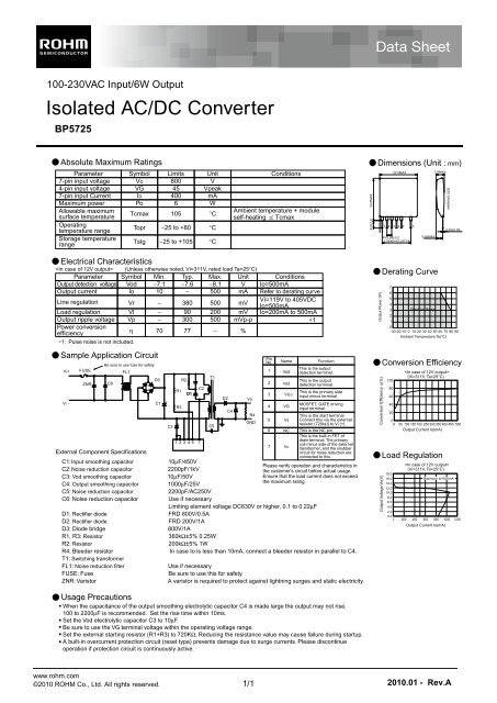 BP5725 : Power Modules - Rohm