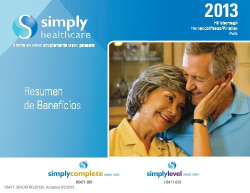 Resumen de Beneficios - Simply Healthcare Plans