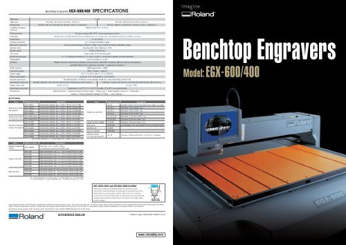 Model: EGX-600/400 - Roland DG