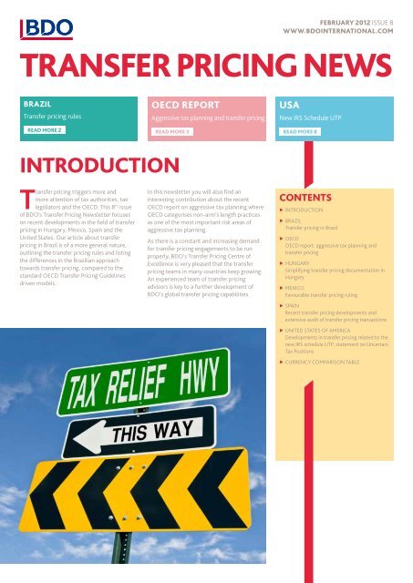 BDO - TRANSFER PRICING NEWS 8 - BDO International