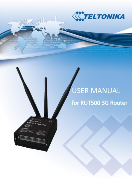 USER MANUAL - Teltonika