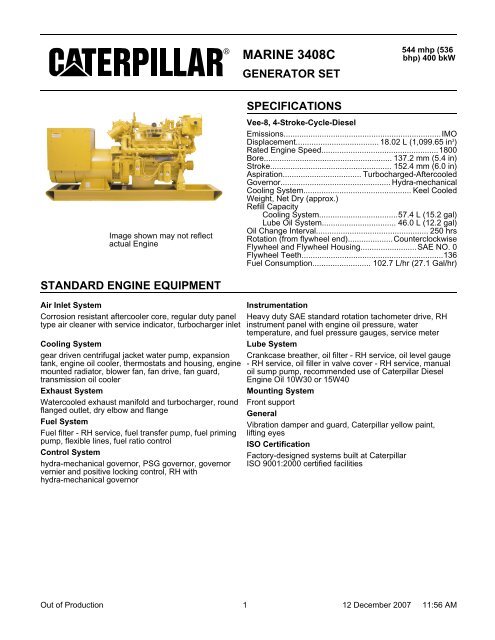 CAT 3408C Gen Set.pdf - Gold Coast Power, Inc.