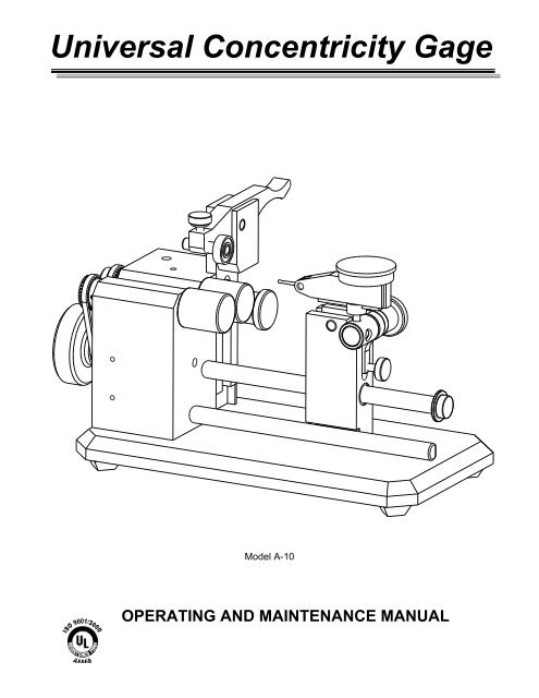 Universal Concentricity Gage