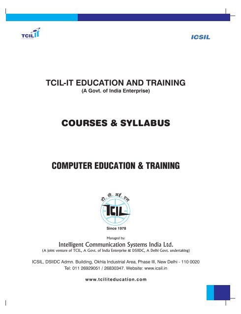 tcil-it education and training - TCIL-IT Education & Training