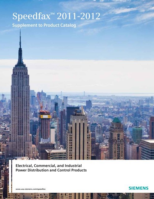 Speedfaxâ ¢ 2011-2012 - Siemens