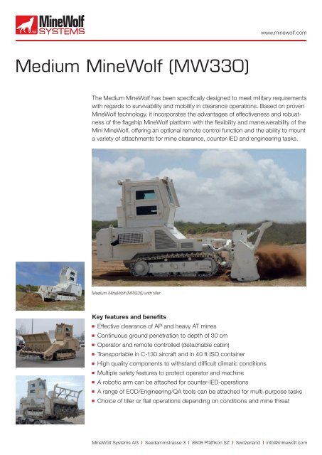 Medium MineWolf (MW330)