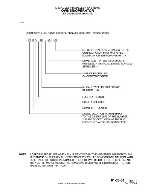 McCAULEY PROPELLER SYSTEM