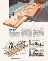 Table Saw Cabinets - ShopNotes