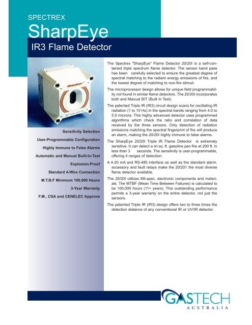 IR3 Flame Detector - Eoss.com