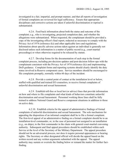 DODD 1350.2