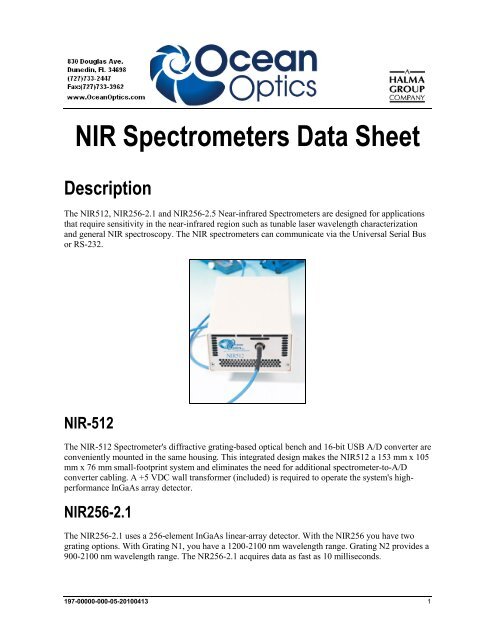 NIR-512 - Ocean Optics