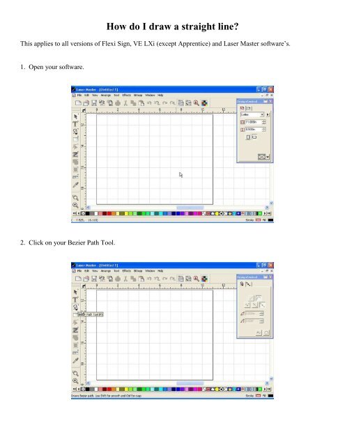 How do I draw a straight line? - Signwarehouse.com