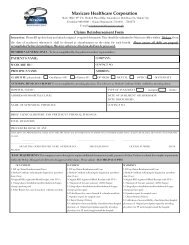 Employment Application Form - Maxicare