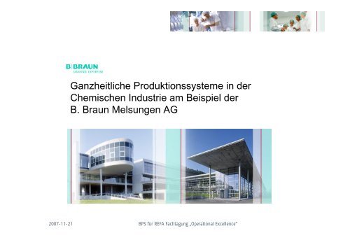 Ganzheitliche Produktionssysteme in der ... - Refa-chemie.de