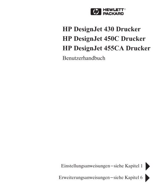 HP DesignJet 430 Drucker HP DesignJet 450C Drucker HP ...