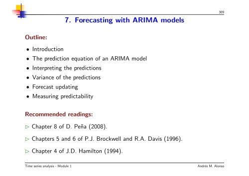 Forecasting with ARIMA models