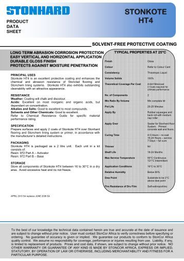 STONKOTE® GS4 - Stonhard
