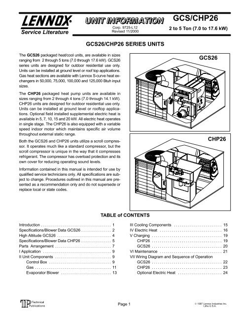 Lennox Gcs16 Wiring Diagram - Wiring Diagram