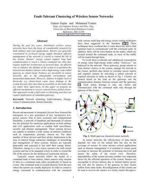 Load Balancing Clusters In Wireless Sensor Networks Researchgate