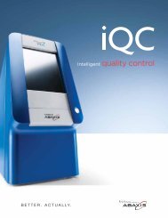 Intelligent Quality Control (iQC) on the Piccolo xpress ... - Abaxis