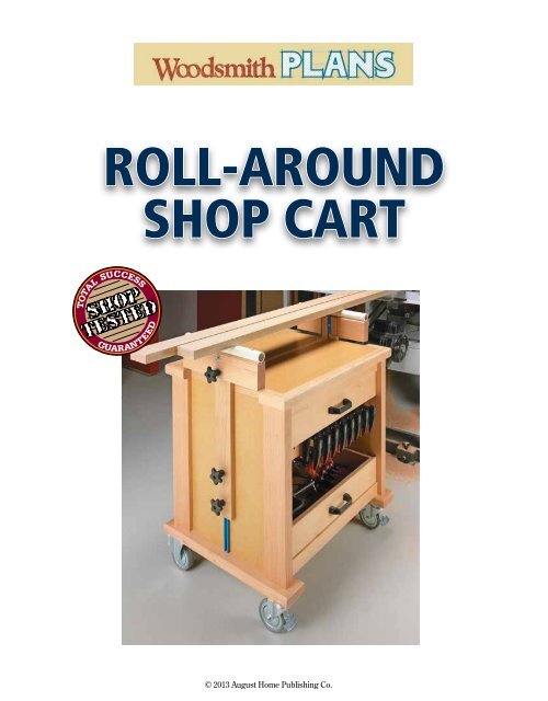 ROLL-AROUND SHOP CART - Woodsmith Shop