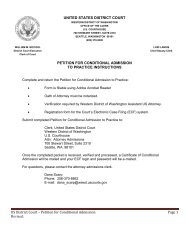 42 USC § 1983 Civil Rights Complaint form - Western District of ...