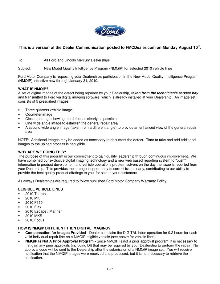 16 free Magazines from FORDTECHSERVICE.DEALERCONNECTION.COM