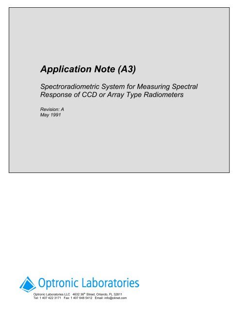 Application Note (A3)