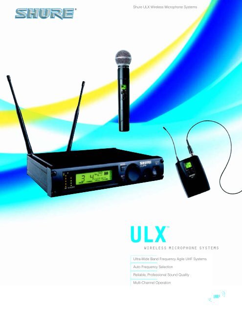 Shure ULX Wireless Microphone Systems - AVsuperstore.com