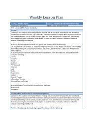 Sample Weekly Lesson Plan Toddlers