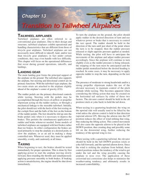 FAA-H-8083-3A, Airplane Flying Handbook -- 6 of 7 files