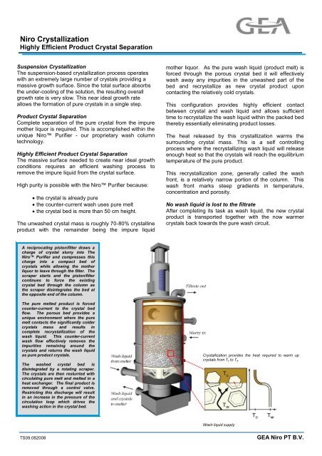 The W6 Chemical pilot plant is used to provide ... - GEA Messo PT