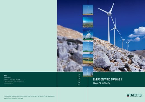 ENERCON WIND TURBINES