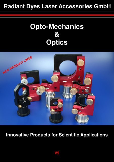 Download Opto-Mechanics & Optics Catalog 2013 (PDF)
