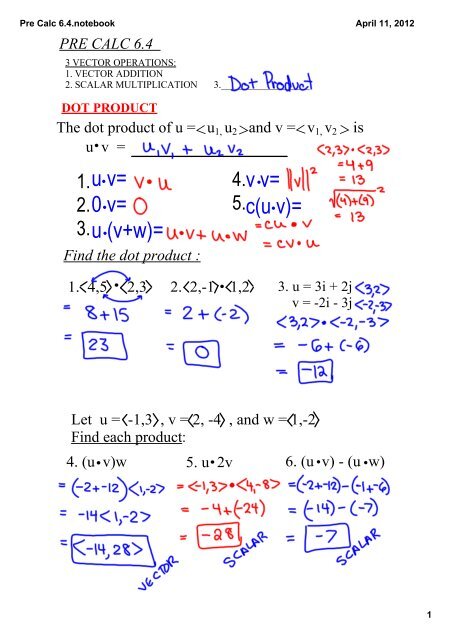 Pre Calc 6.4.notebook