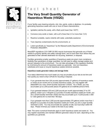 small quantity generator inspection form hazardous waste ...
