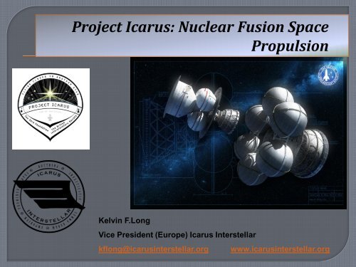 Project Icarus: Nuclear Fusion Space Propulsion - Icarus Interstellar