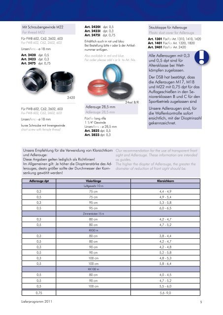 ADLERAUGE Korn-Optik opti