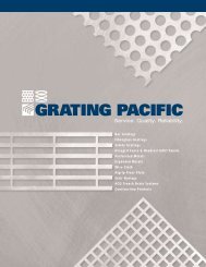 BAR GRATING CATALOG - Grating Pacific