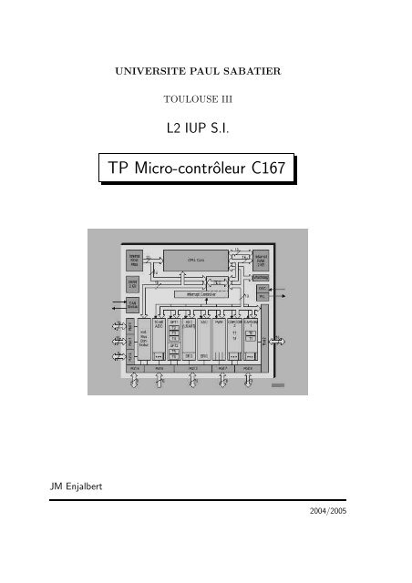 Cahier de TP micro-contrôleur C167 2004/2005 (pdf 343 Ko)