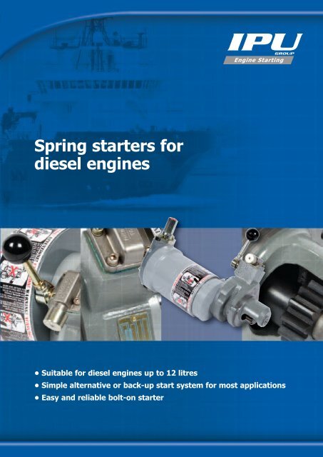 Spring starters for diesel engines - IPU Group