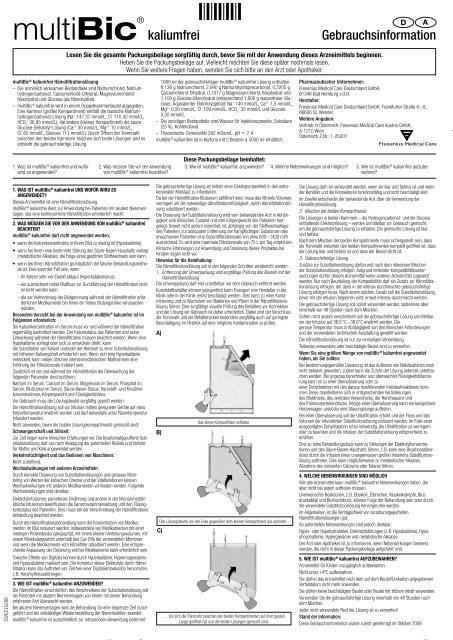 Gebrauchsinformation multiBic - Fresenius Medical Care
