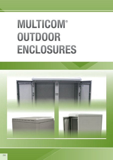 MULTICOM® OUTDOOR ENCLOSURES - Eldon