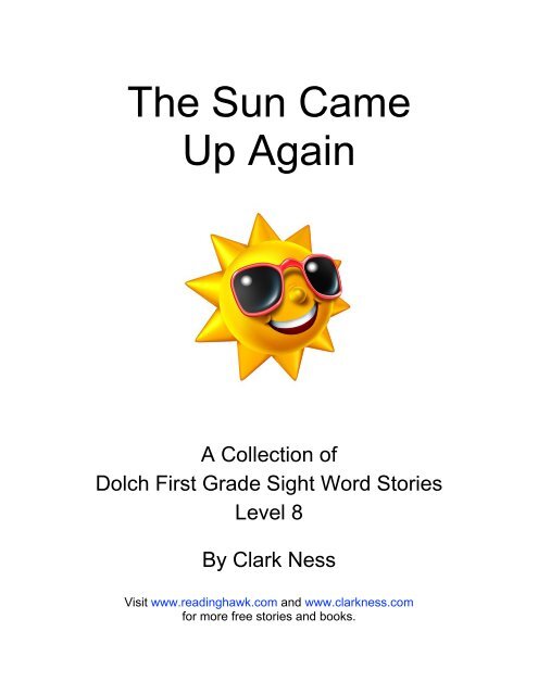 Dolch First Grade Sight Word Stories Level 8 - Reading Hawk